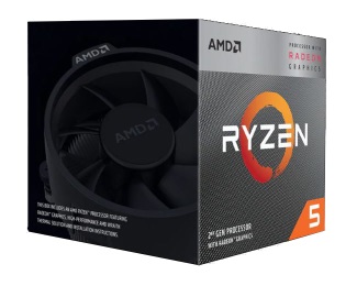 AMD - Ryzen 5 3400G 4 cores 3.7GHz (4.2GHz) Box procesor