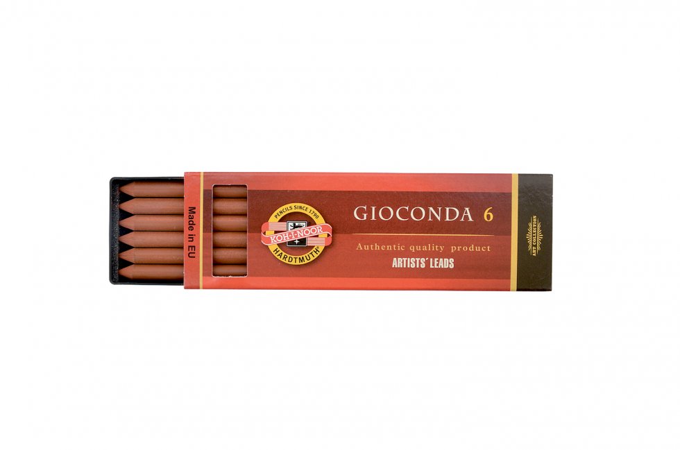 Umetnička kreda GIOCONDA crvenosmeđa Russet sepija - 6 kom