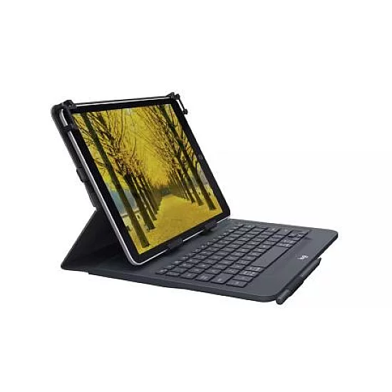 LOGITECH UNIVERZALNA FOLIO TASTATURA BLUETOOTH ZA 9-10 INCH APPLE, ANDROID, WINDOWS TABLETE - CRNA - UK CENA