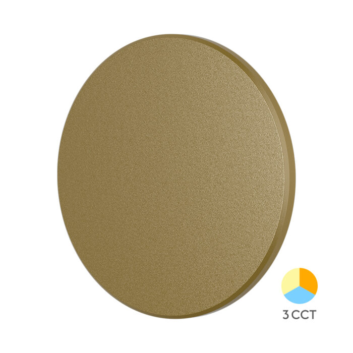 Zidna lampa Palermo 12W 3u1 IP65 – gold