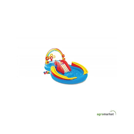 INTEX DEČJI BAZEN 2.97 X 1.93 X 1.35M RAINBOW RING PLAY CENTER CENA