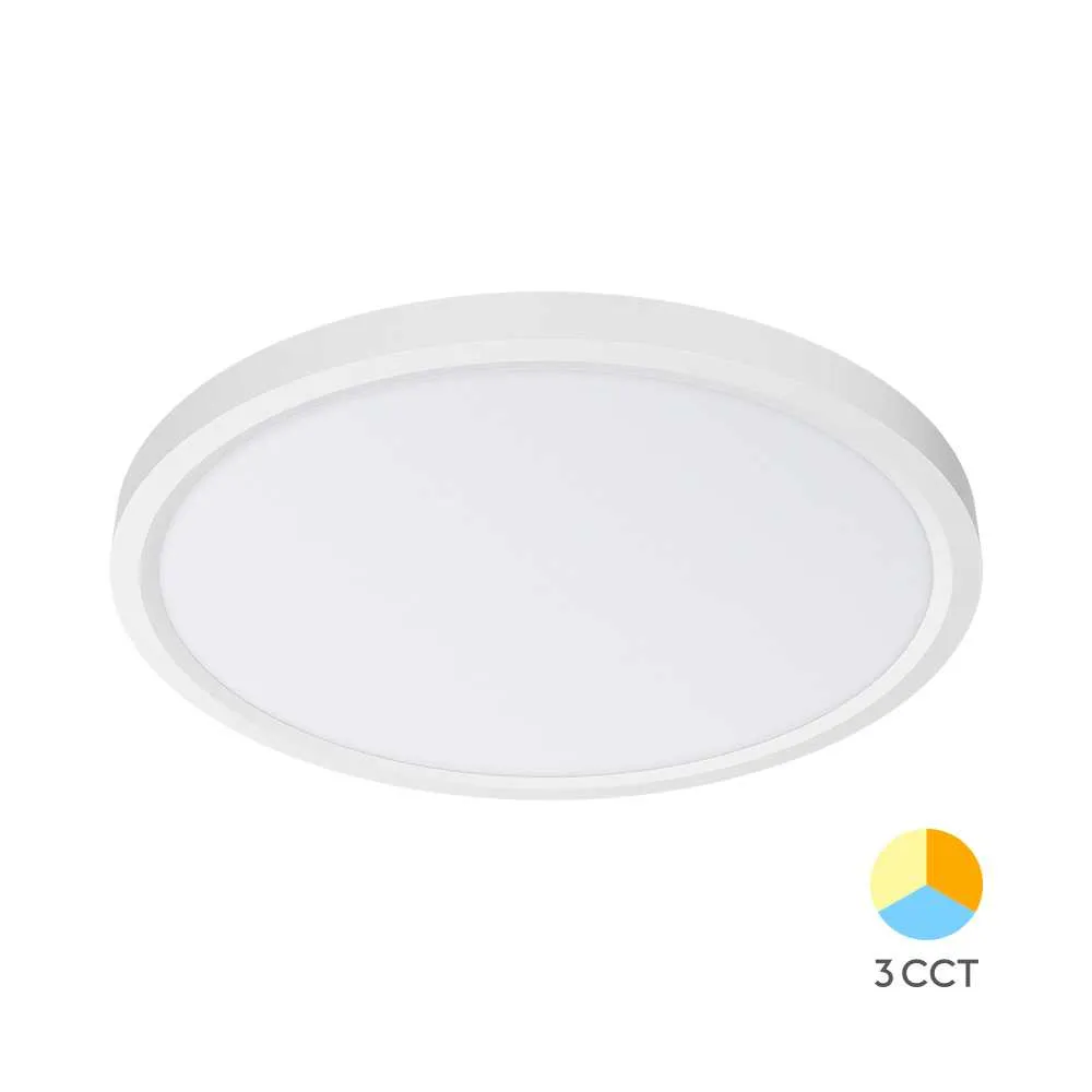 LED PLAFONJERA JADE R BELA KRUG 45W 3U1