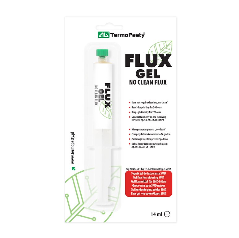 Fluks gel za lemljenje 14ml.