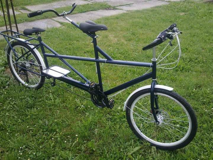 Hand made bicikl za dve odrasle osobe