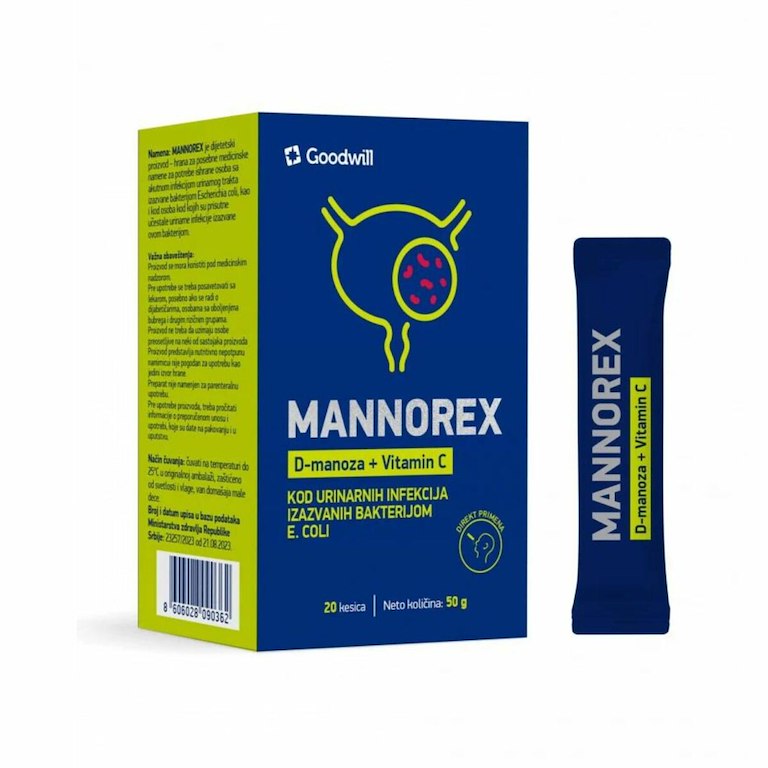 Mannorex 20 kesica