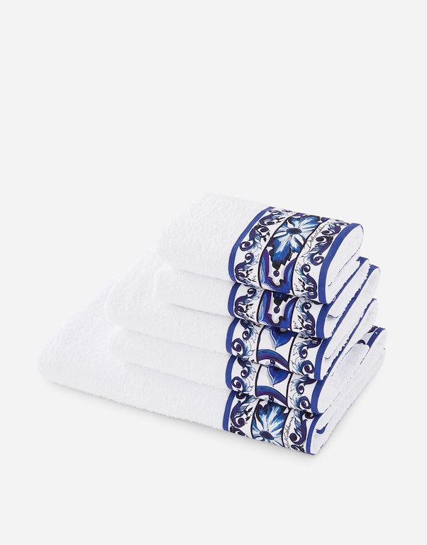 Dolce&Gabbana’s Blu Mediterraneo Set of 5 Terry Cotton Towels – Set peškira