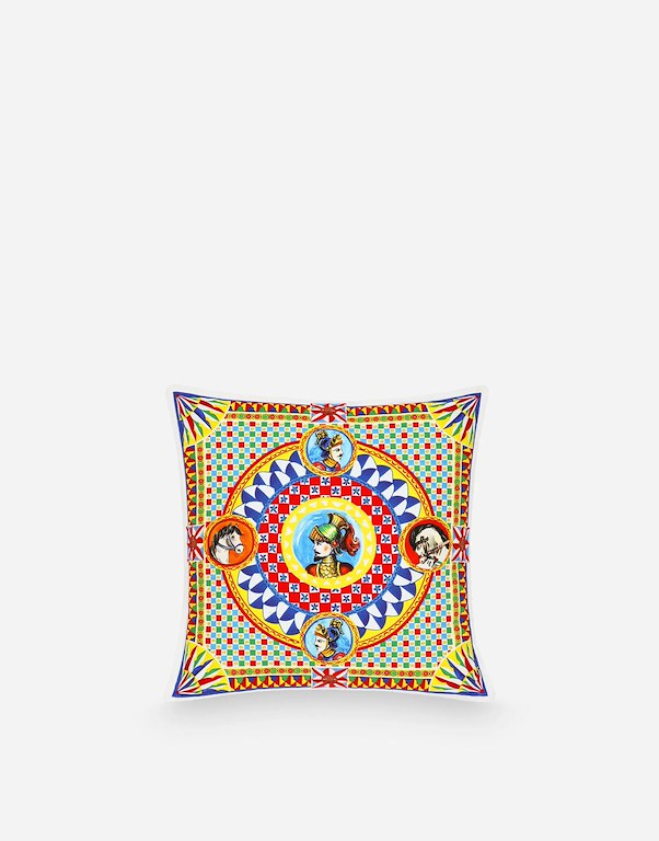 Dolce&Gabbana’s Carretto Siciliano Canvas Cushion small – Jastuk