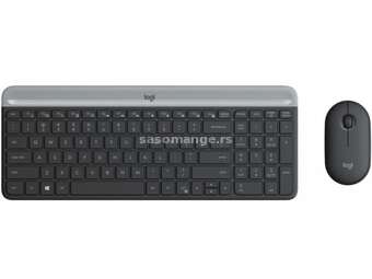 Tastatura + Miš Logitech MK470 US Slim Wireless 920-009204