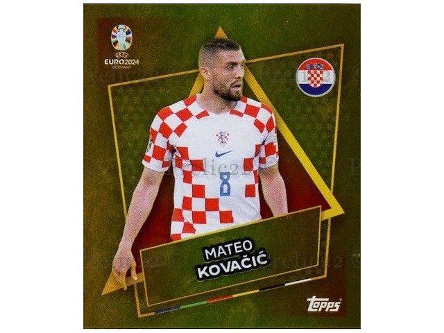 EURO 2024 Germany CRO SP Mateo Kovačić, bez potpisa