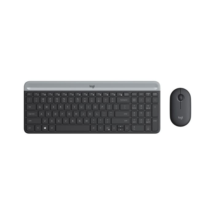 Tastatura + miš Logitech MK470 Wireless Slim YU Graphite