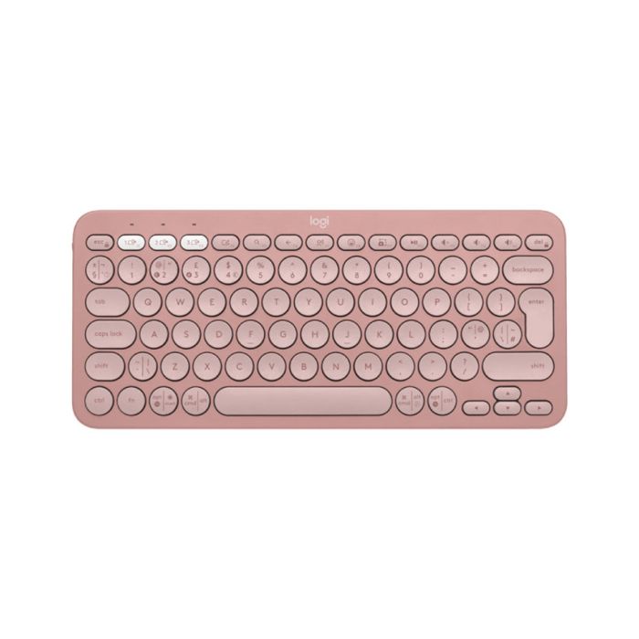 Tastatura Logitech K380s Bluetooth Pebble Keys 2 US Pink