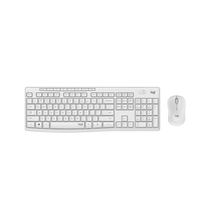 Tastatura + miš Logitech MK295 Silent Wireless US White