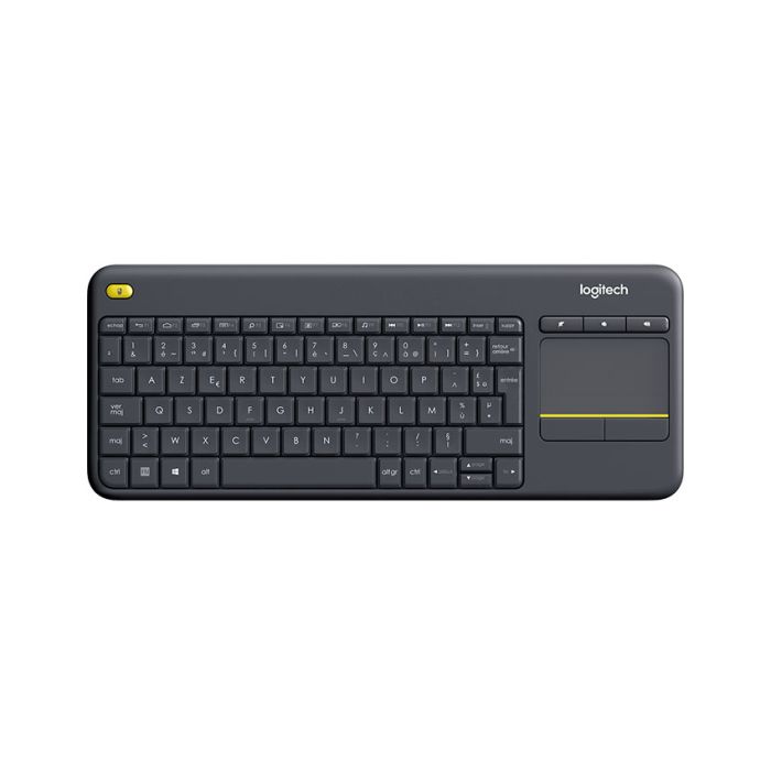 Tastatura Logitech K400 Plus Wireless Touch YU Black