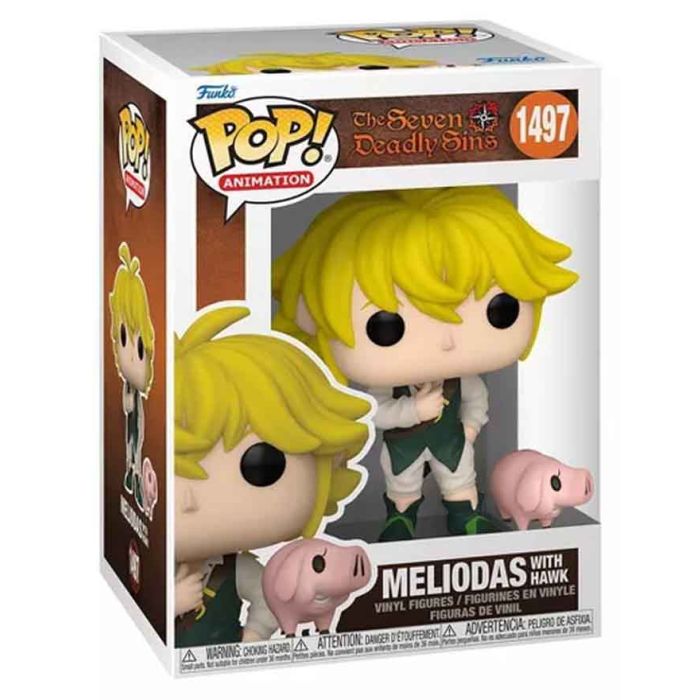 Figura Funko POP! Meliodas w/Hawk