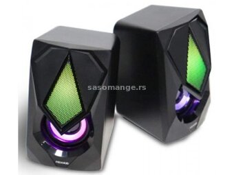 MICROLAB B-25 Stereo zvucnici black, 6W RMS (2 x 3W), USB power, 3,5mm RGB