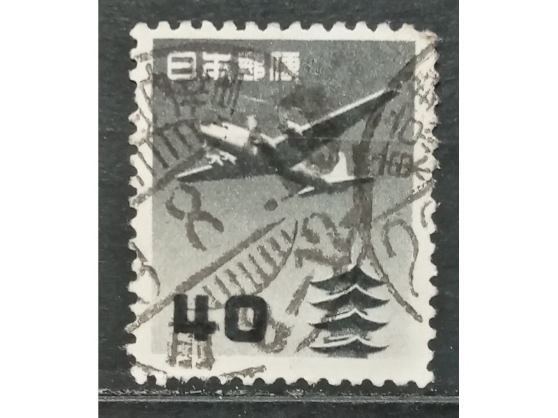 JAPAN 1953 - DAGLAS DC-4 IPAGODA NARA