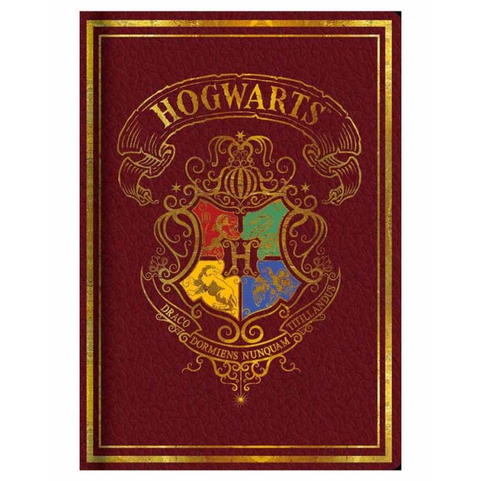 Sveska Blue Sky Harry Potter - Casebound A5 Notebook - Red Colorful Crest