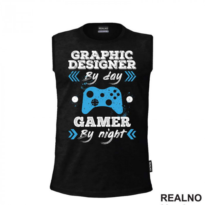 GRAPHIC DESIGNER BY DAY - GAMER BY NIGHT - GEEK - MAJICA