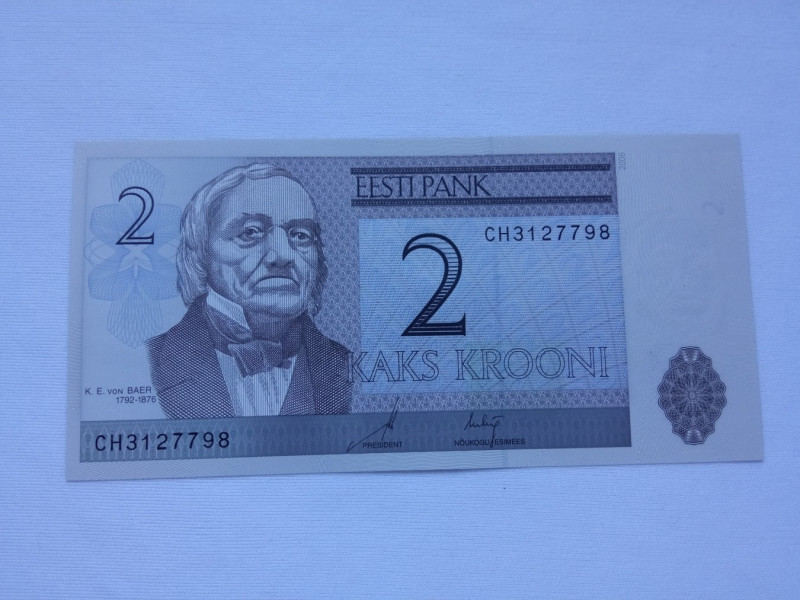 Estonija 2 kroni,2006 god.UNC