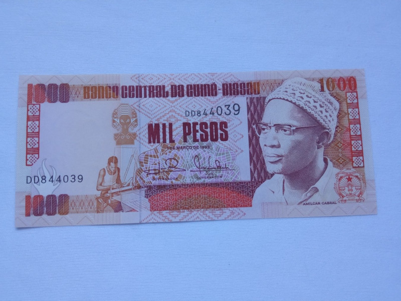 Gvineja bisao 1.000 pesos,1993 god.UNC