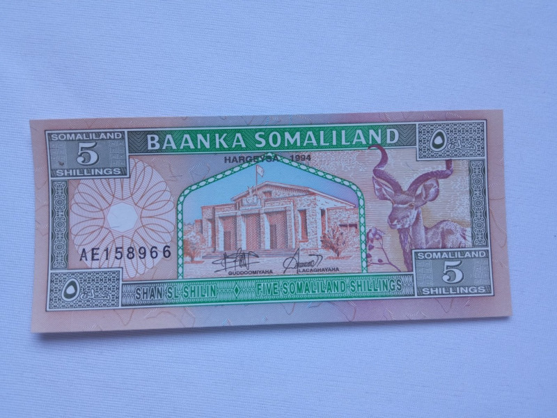 Somalilend 5 šilinga1994 god.UNC,retko