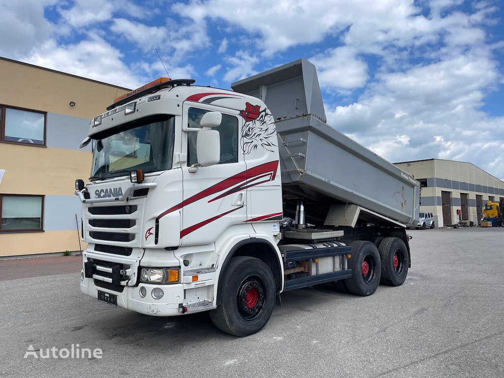 Scania R560 6x4 + RETARDER + FULL STEEL kiper