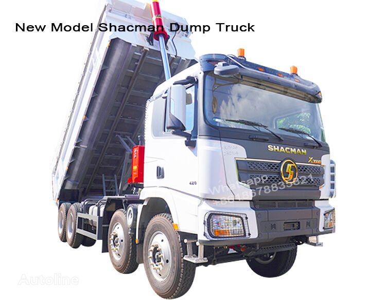 Novi Shacman Cargo Box Lorry Dump Truck for Sale in Benin kiper