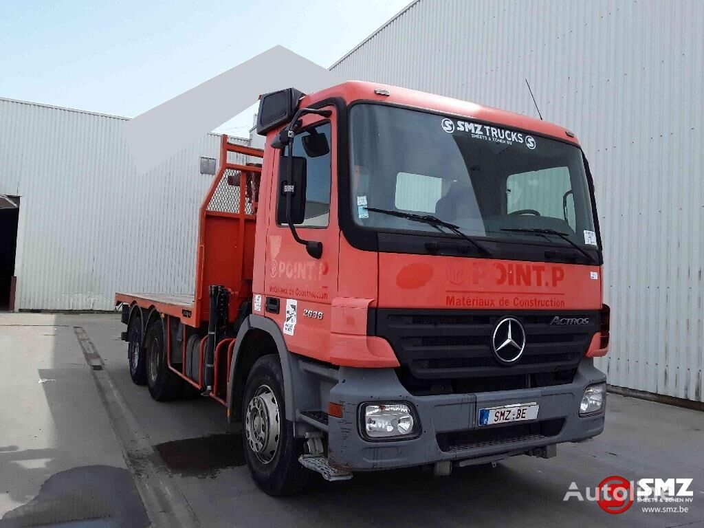 Mercedes-Benz Actros 2636 6x4 eps lames steel kamion s ravnom platformom