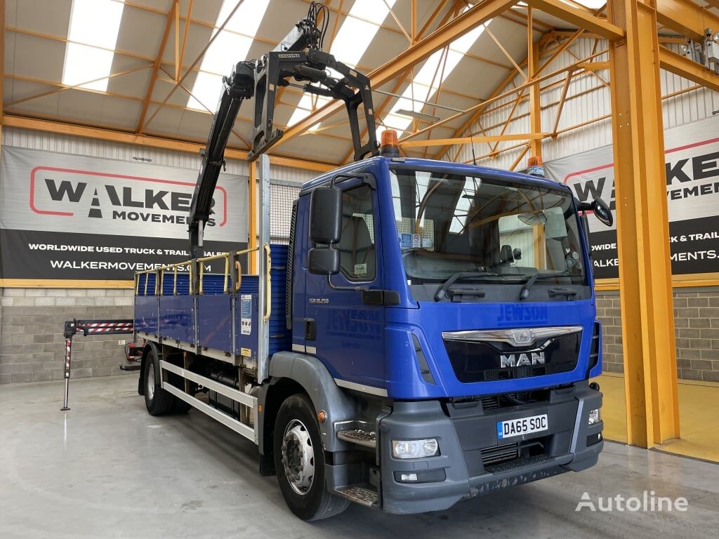 MAN TGM 18.250 *EURO 6*, 4X2 18 TONNE BRICK GRAB – 2016 – DA65 SOC kamion s ravnom platformom