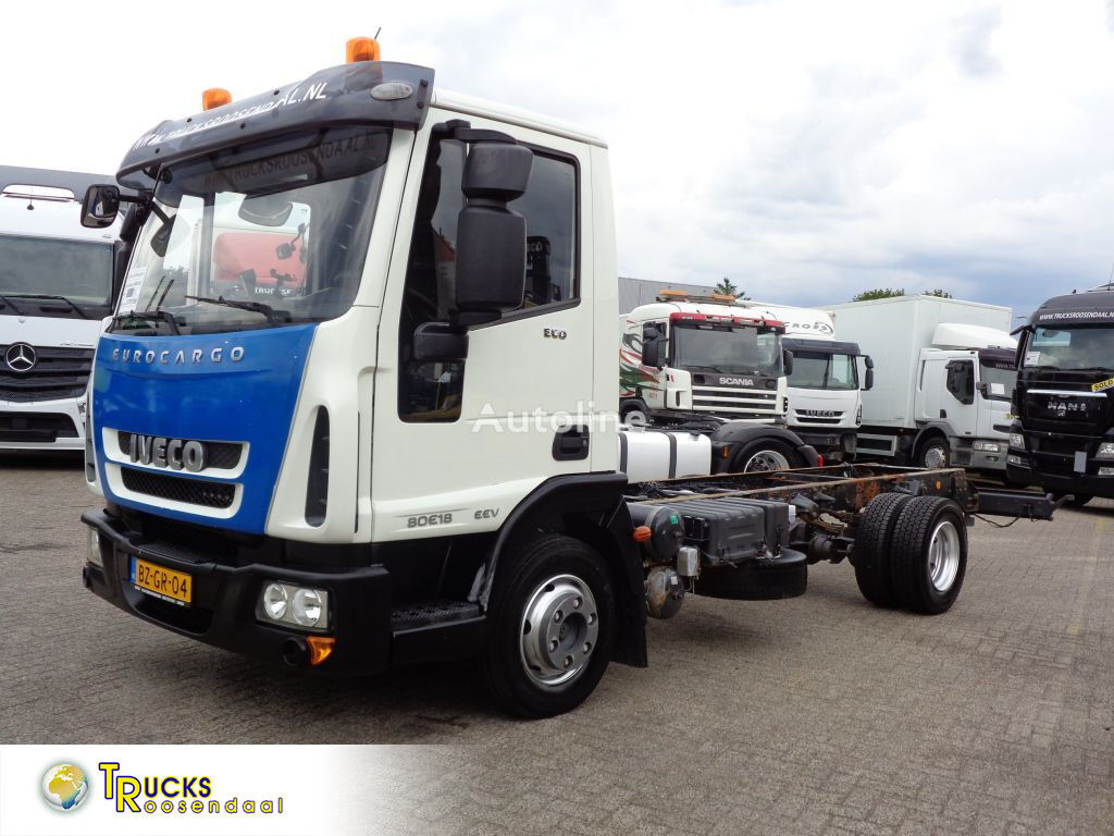 IVECO EuroCargo 80E18 + PTO + Euro 5 + blad-blad kamion šasija