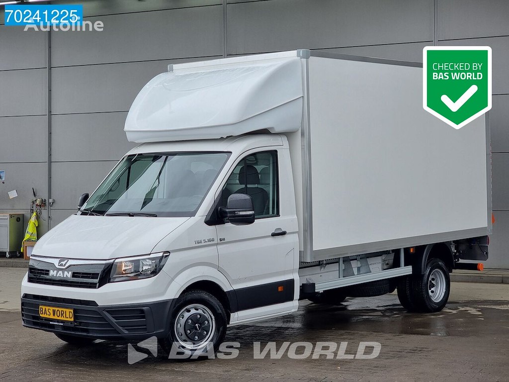 Novi MAN TGE 5.160 Automaat Laadklep Zijdeur Dubbellucht Bakwagen Airco C kamion furgon < 3.5t