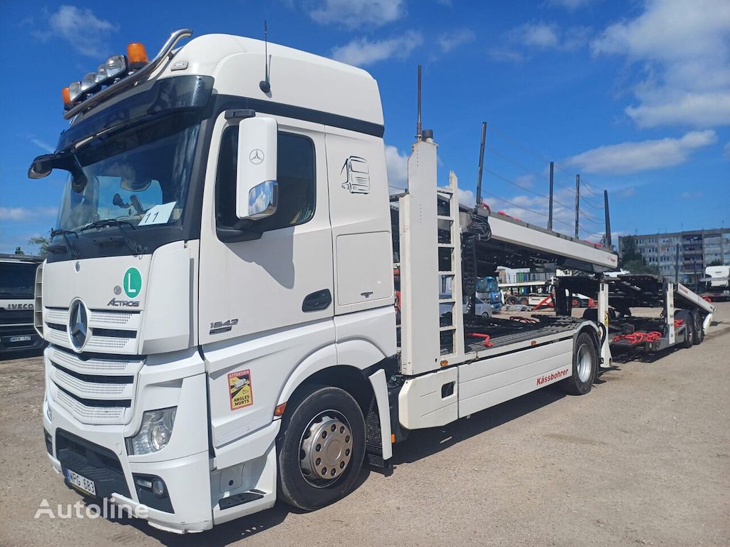 Mercedes-Benz Actros+Kassbohrer 2005 autotransporter + prikolica autotransportera