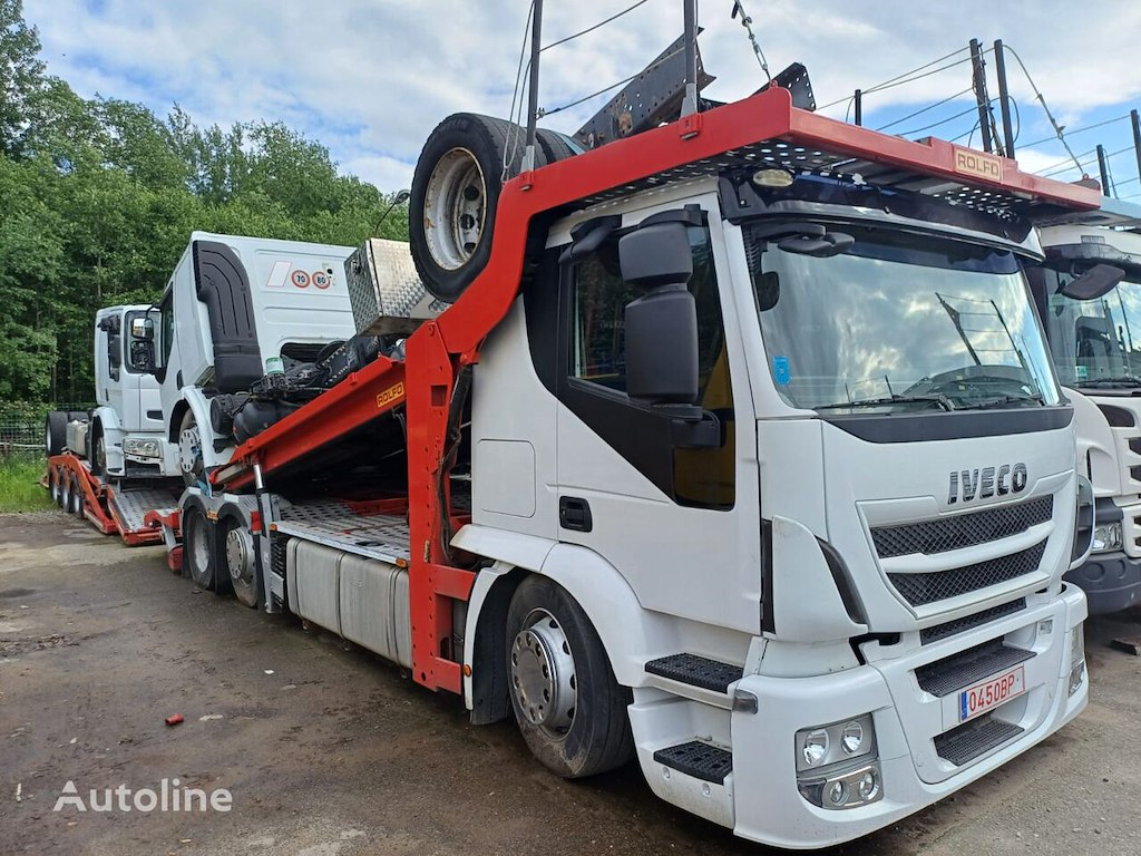 IVECO Magirus autotransporter + prikolica autotransportera