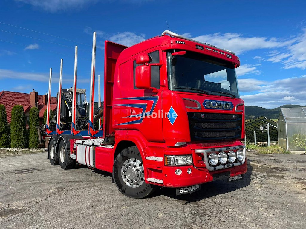 Scania R730 Kurzholz Shortwood Timber Wood Forest Holz kamion za prevoz drva