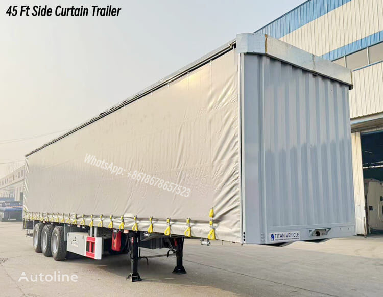 Nova 45 Ft Side Curtain Trailer for Sale in Panama poluprikolica sa kliznom ceradom