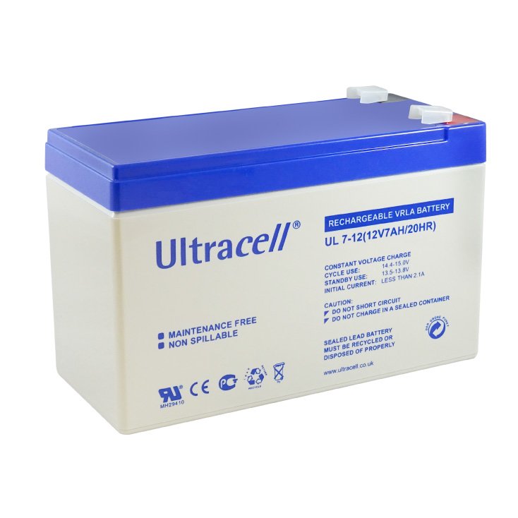 Baterija Akumulator zele 12V 7Ah Ultracell 151x65x90mm