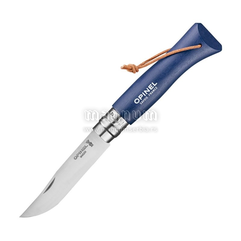 Noz Opinel 002212 Inox 8 Colorama tamno plava