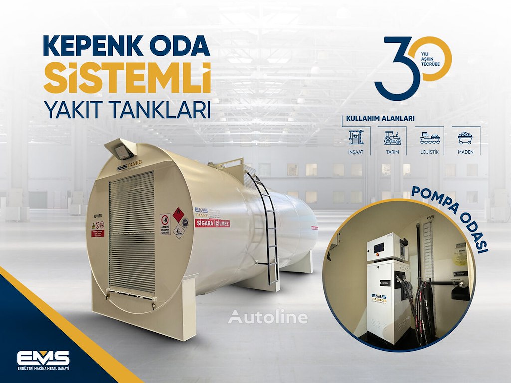 Novi EMS Tanks 50.000 Lt Kapasiteli Akaryakıt Tankı, Tak- Çalıştır rezervoar za skladistenje goriva