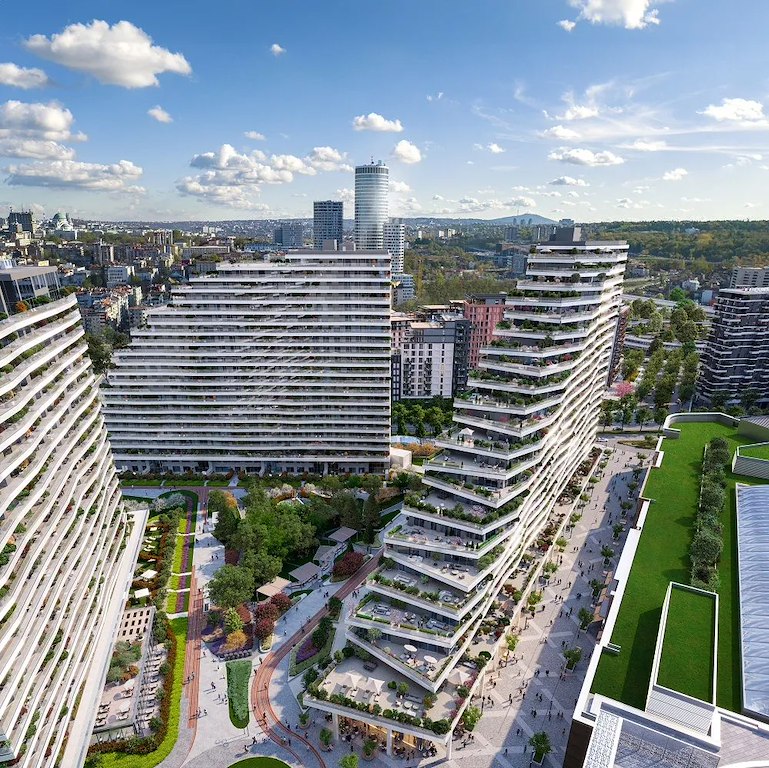 Prodaja, dvosoban stan, 72m², Beograd Na Vodi, Beograd