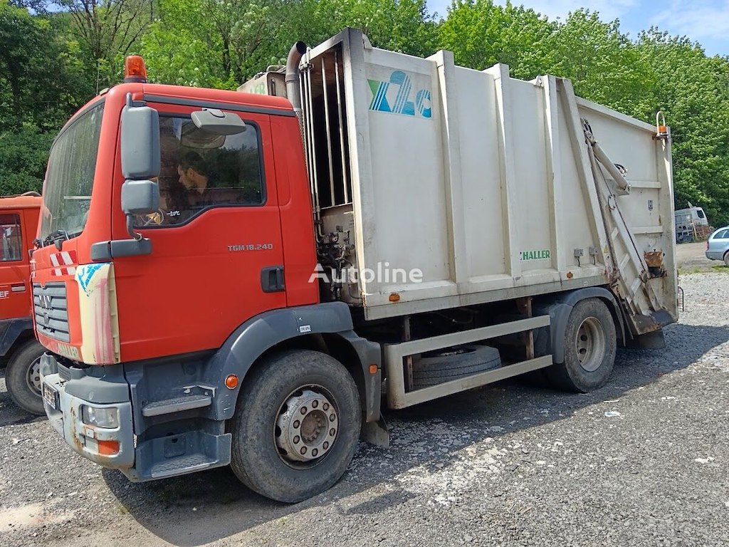 MAN TGM 18.240 HALLER AUFBAU XM 2-13 kamion za smeće