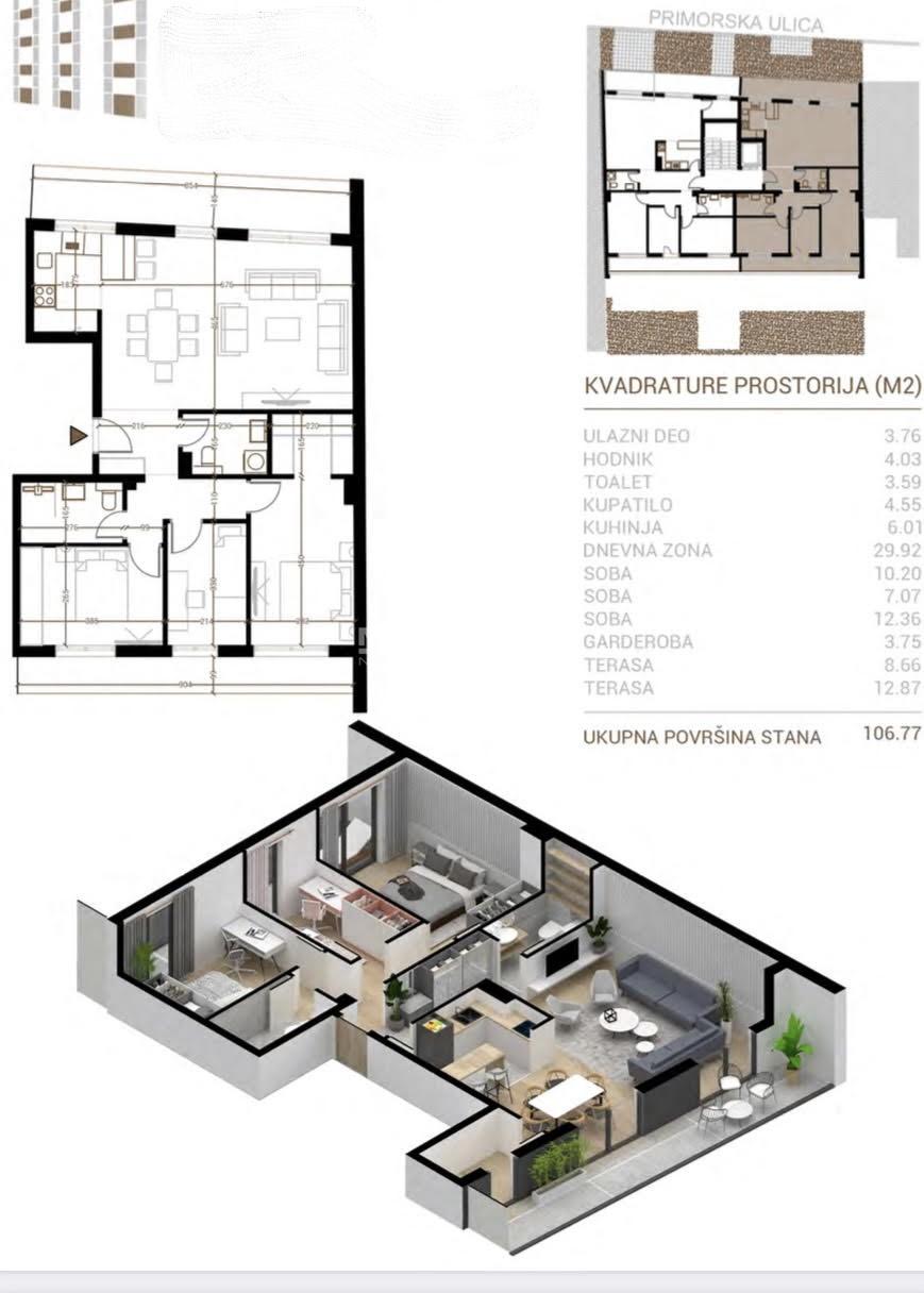 Zira, neuseljavan, nov, prazan 1.300 €