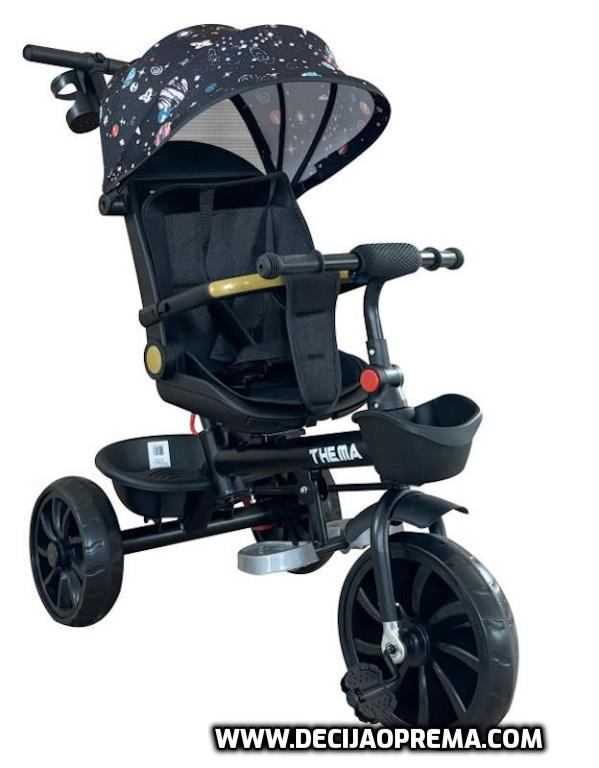Tricikl Baby Line Black Sky za decu