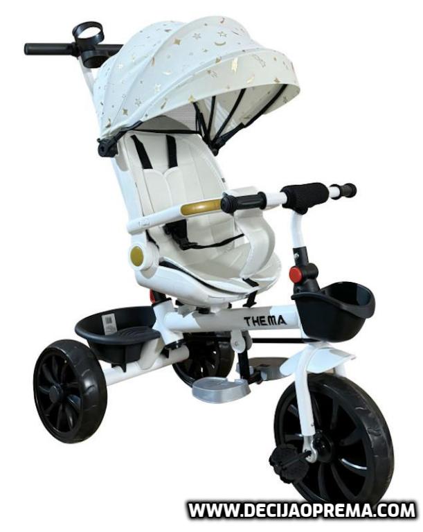 Tricikl Baby Line White za decu