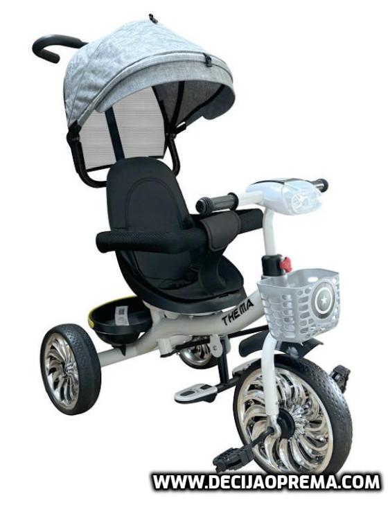 Tricikl Baby Line za decu Grey