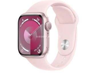 APPLE Watch Series 9 GPS 41mm pink aluminum case sport strap