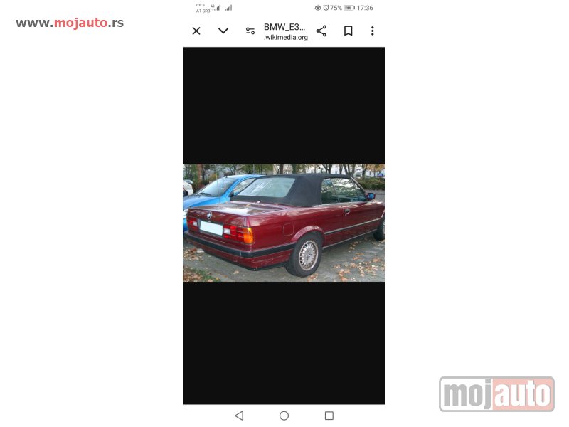 BMW 320 Cabrio/U Opisu