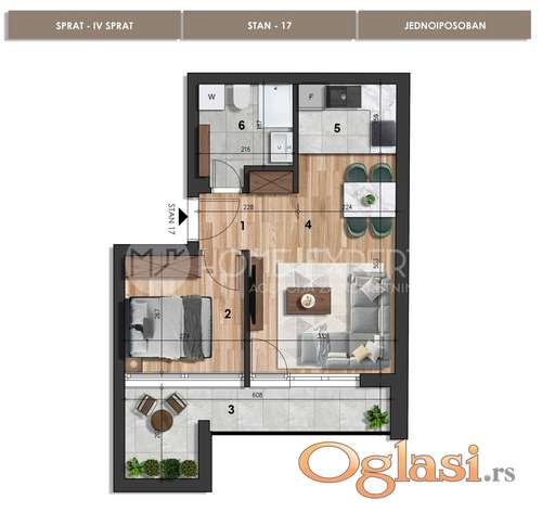 NOVI SAD - TELEP - 40.00 m2