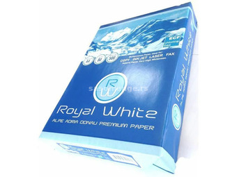 Papir Fotokopir Royal White A4/80g m2/ 500Lista za laser,inkjet i fotokopir masine Ris papira