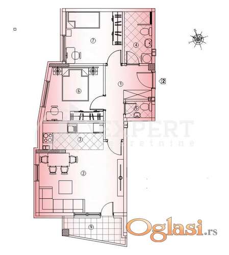 Novogradnja na Crvenom pevcu, 2.5, 66 m2, povrat PDV-a