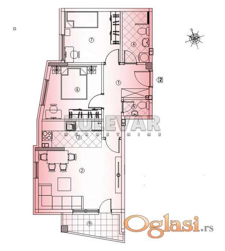 Novogradnja na Crvenom pevcu, 2.5, 66 m2, povrat PDV-a